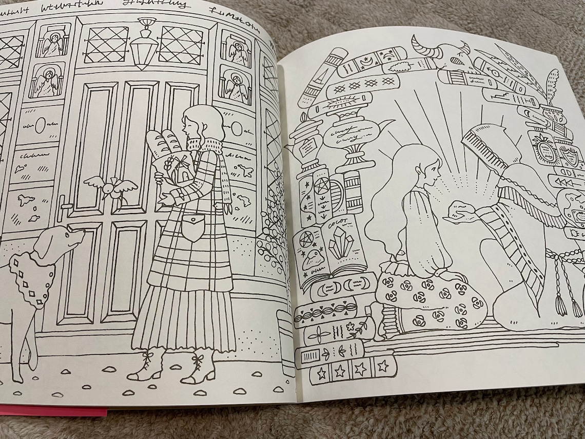 Eriy's World Legends Magics and Fairies Coloring Book - Etsy