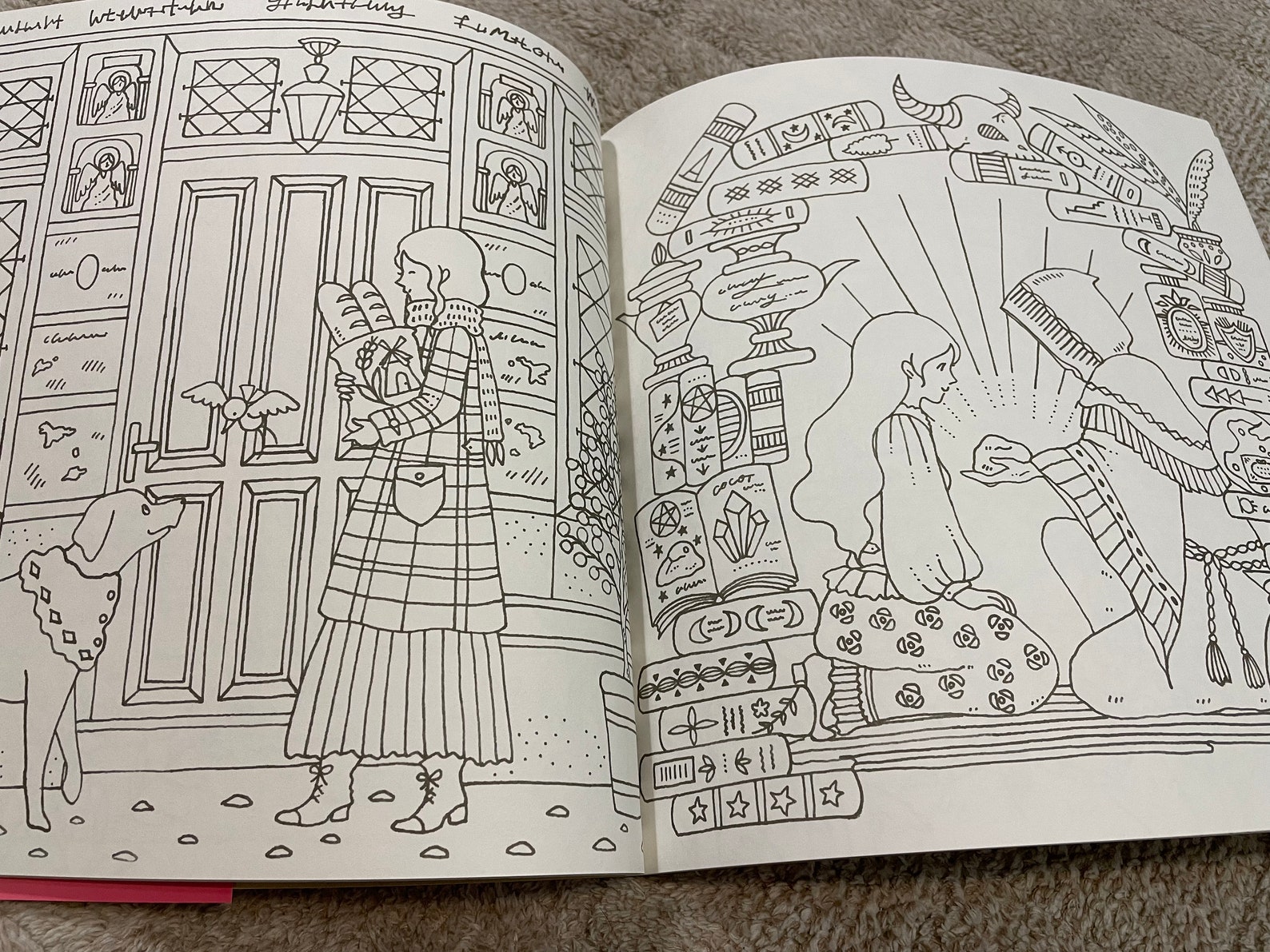 Eriy's World Legends Magics and Fairies Coloring Book - Etsy