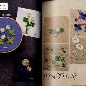 Botanical Embroidery Designs Japanese Craft Book - Etsy