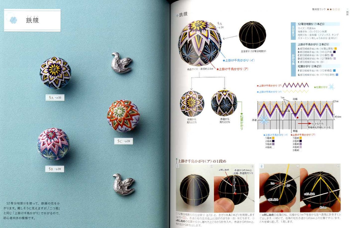 My First Small Temari Balls Japanese Craft Book - Etsy