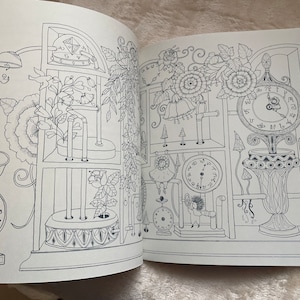 JOURNEY to Wonderland Coloring Book - Japanese Coloring Book - Etsy