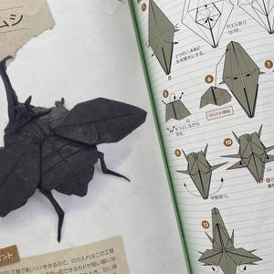 Real Origami Flying Creatures - Japanese Craft Book - Etsy