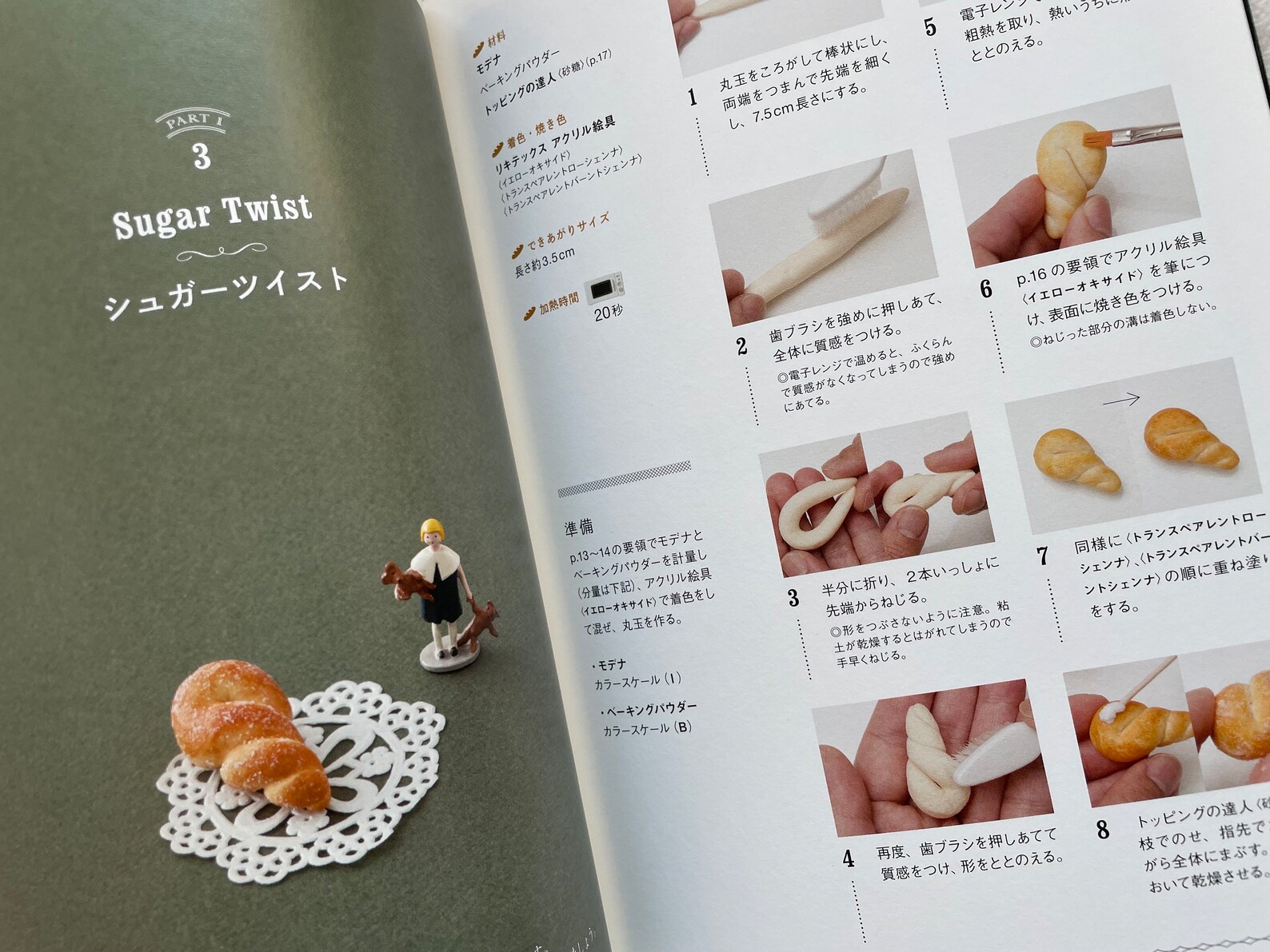 Polymer Clay Miniature Bread Textbook - Japanese Craft Book - Etsy