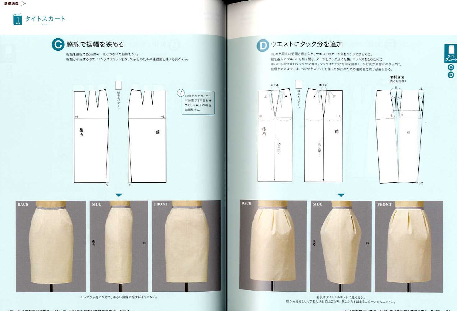 Bunka Fashion School Skirt Pattern Lesson Japanese Craft - Etsy