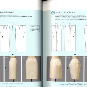 Bunka Fashion School Skirt Pattern Lesson Japanese Craft - Etsy