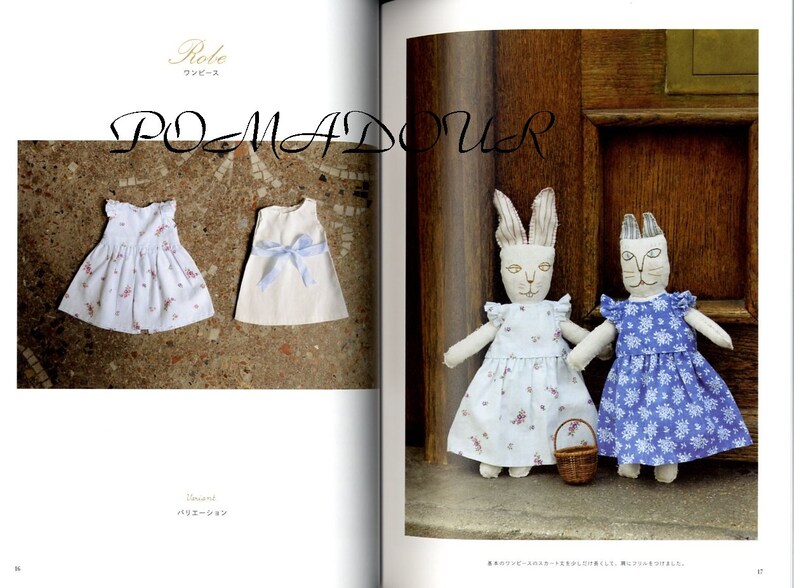 Paris Stuffed Animal Clothes Coordination - Japanese Craft Book - Etsy