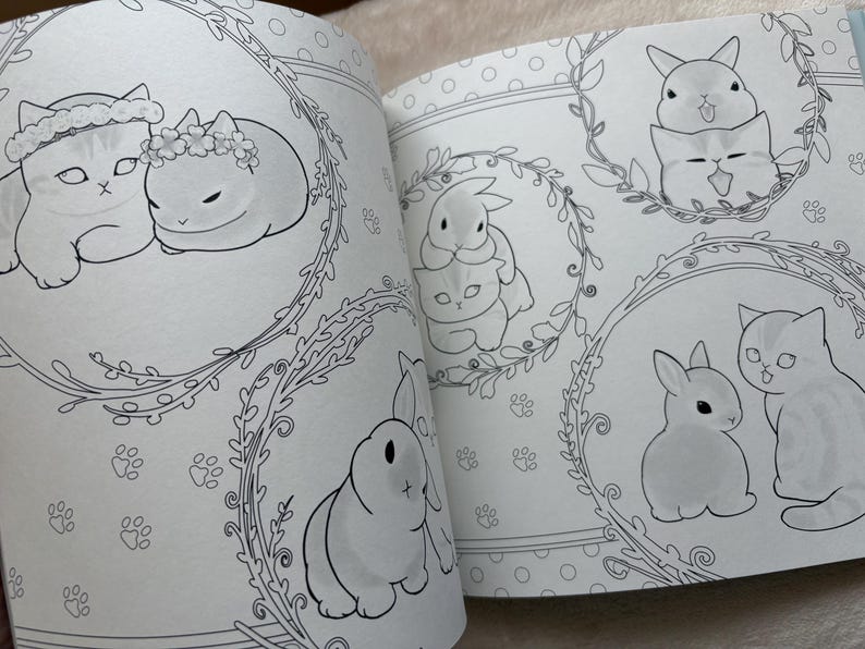 Mofusand Relaxing Coloring Lesson Book – Cute Fluffy Cats Japanese ...