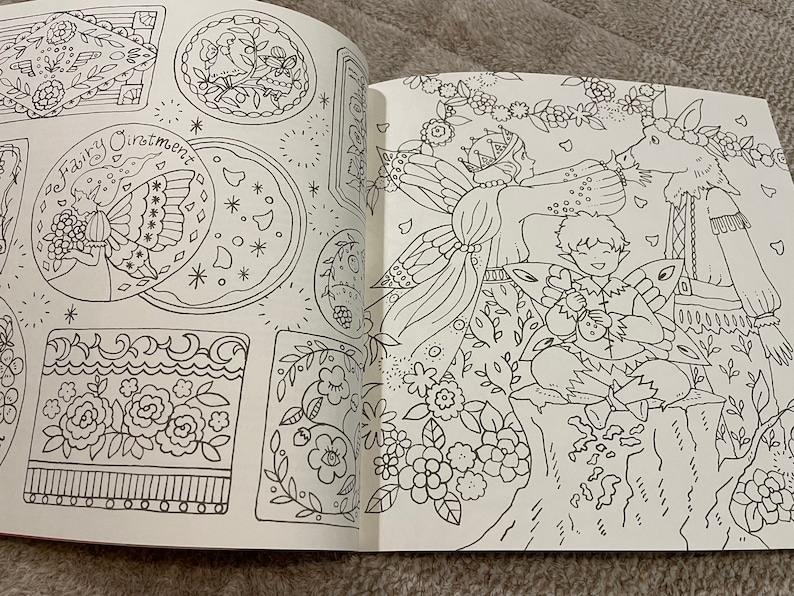 Eriy's World Legends Magics and Fairies Coloring Book - Etsy