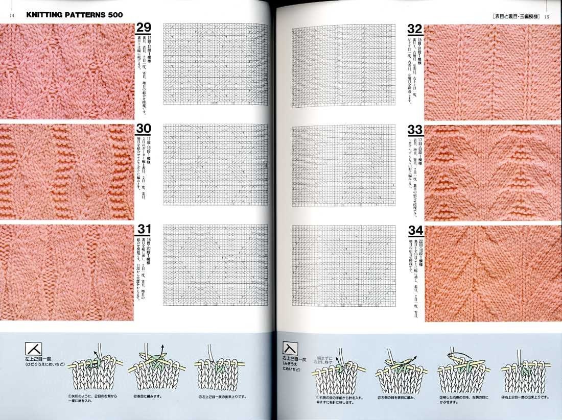 KNIT Designs Book 500 Japanese Craft Book MM - Etsy