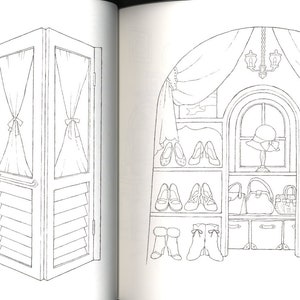 My Colorful Dream Rooms : A Coloring Tour Japanese Coloring - Etsy