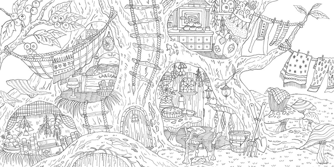 Eriy's Romantic Country Coloring Book Second Tale - Etsy