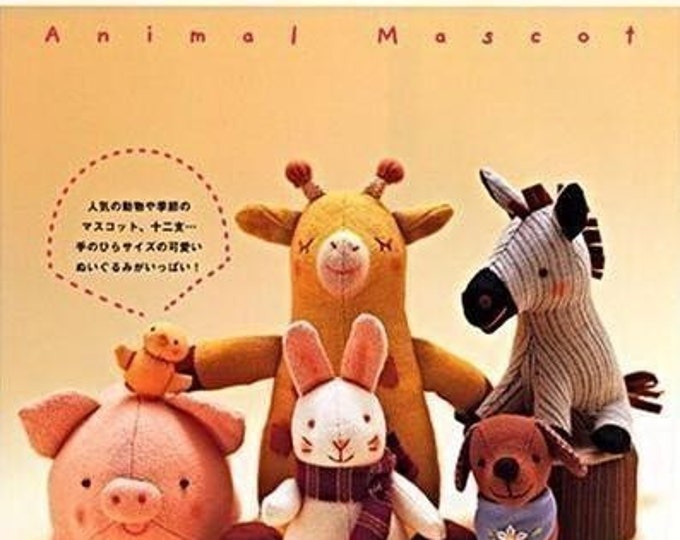 ANIMAL MASCOT - Japanese Craft Book - Etsy
