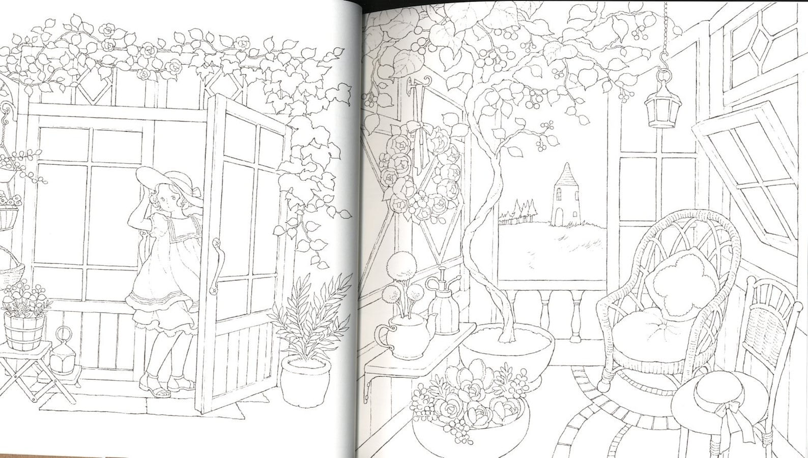 My Colorful Dream Rooms : A Coloring Tour Japanese Coloring | Etsy