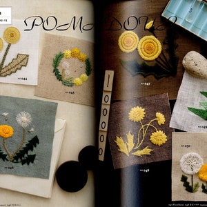 Botanical Embroidery Designs Japanese Craft Book - Etsy