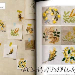 Botanical Embroidery Designs Japanese Craft Book - Etsy