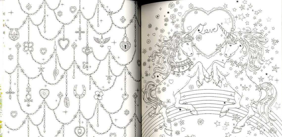 Colors Make You Happy Dream Happiness Coloring Book Japanese - Etsy