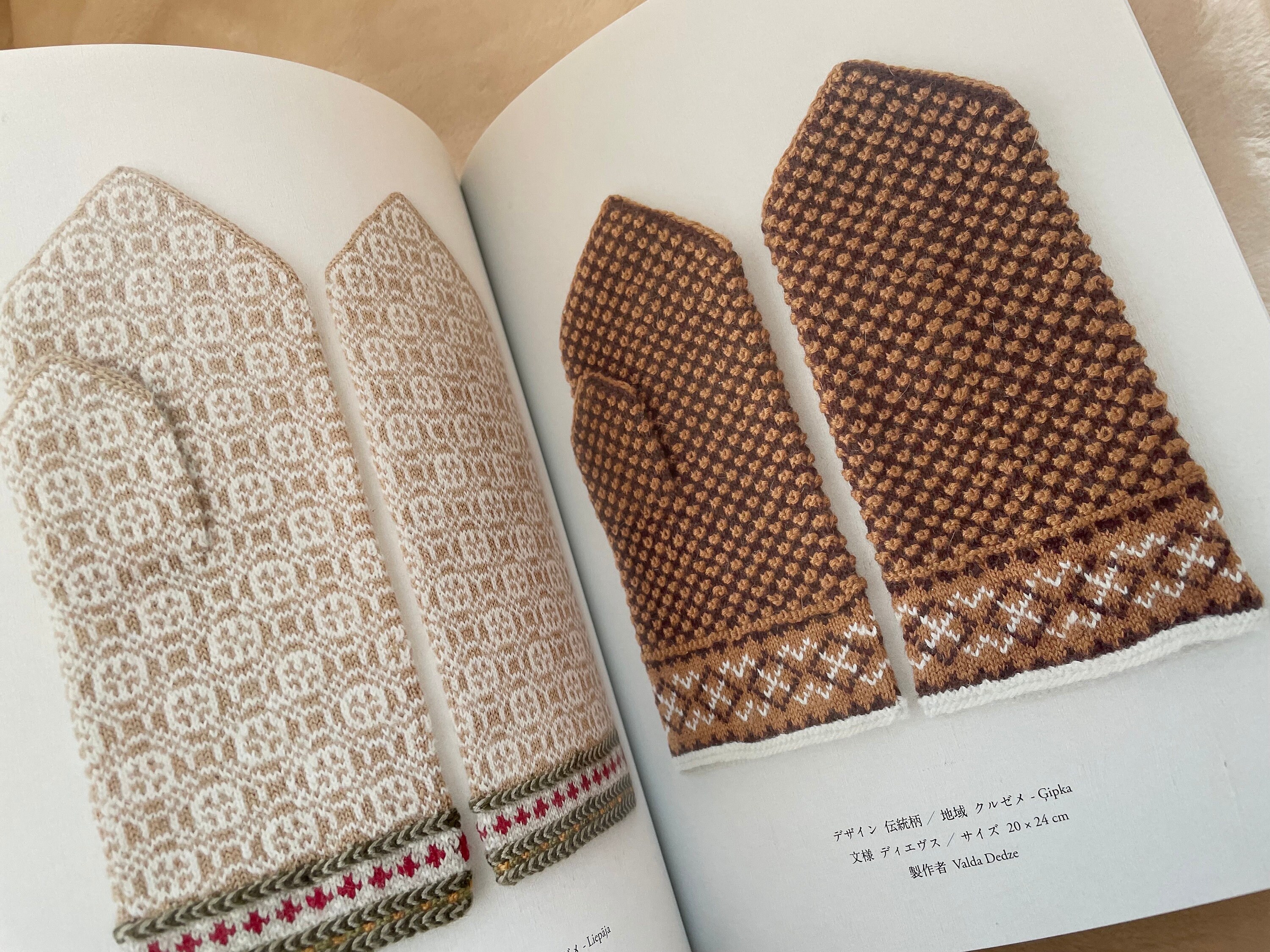 Hand Knitted Mittens of Latvia 200 - Japanese Craft Book - Etsy