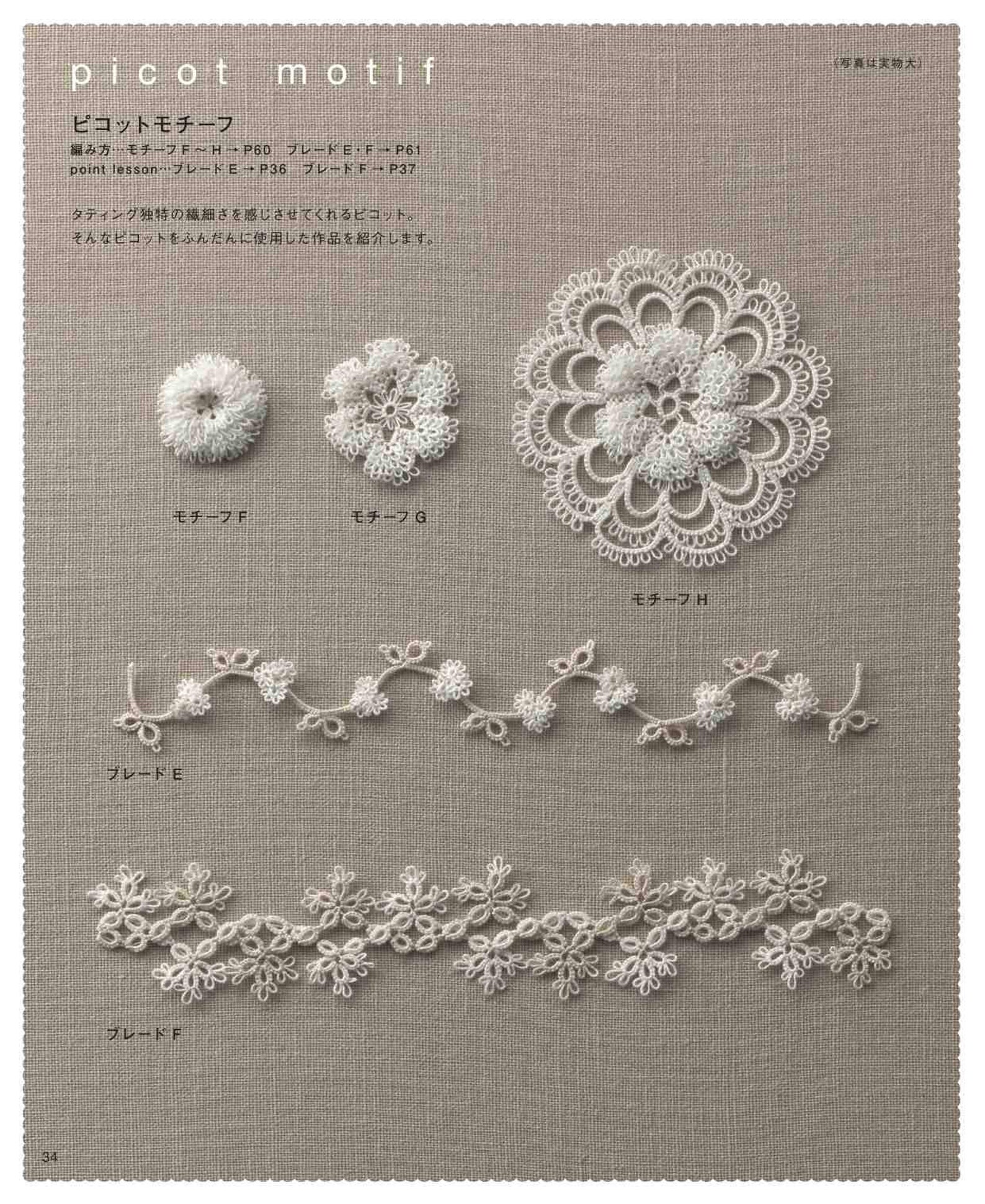 Tatting Lace Japanese Craft Book - Etsy Sweden