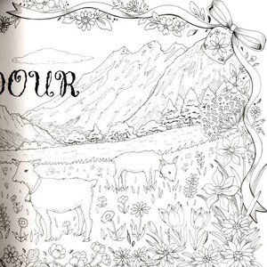 Flowers and Pathways Around the World Japanese Coloring Book - Etsy