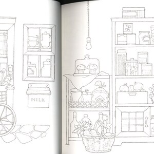 My Colorful Dream Rooms : A Coloring Tour Japanese Coloring - Etsy