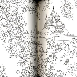 Disney's Coloring Book Japanese Coloring Book - Etsy