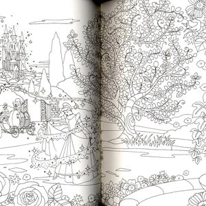 Disney's Coloring Book Japanese Coloring Book - Etsy