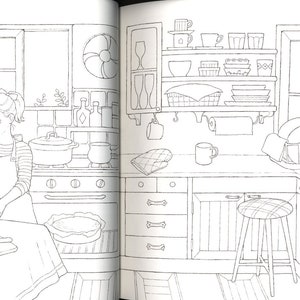 My Colorful Dream Rooms : A Coloring Tour Japanese Coloring - Etsy