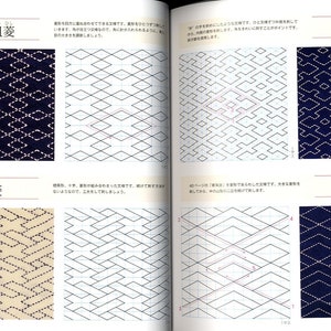 92 Design Sashiko Embroidery Japanese Craft Book - Etsy