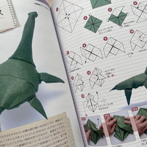 Real Origami Creatures in Water - Japanese Craft Book - Etsy