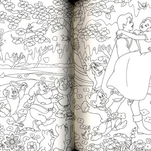 Disney's Coloring Book Japanese Coloring Book - Etsy