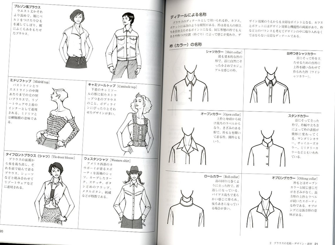 Blouses and Dresses Bunka Fashion Series Garment Design Text | Etsy