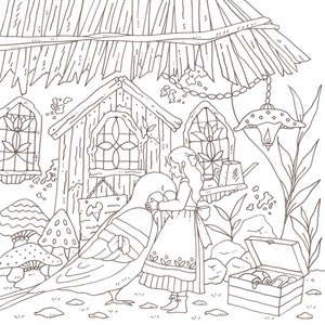 Eriy's World Fairy Tales and Beyond Coloring Book - Etsy