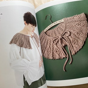Detachable Crochet Collars in Style - Japanese Dress Pattern Book - Etsy