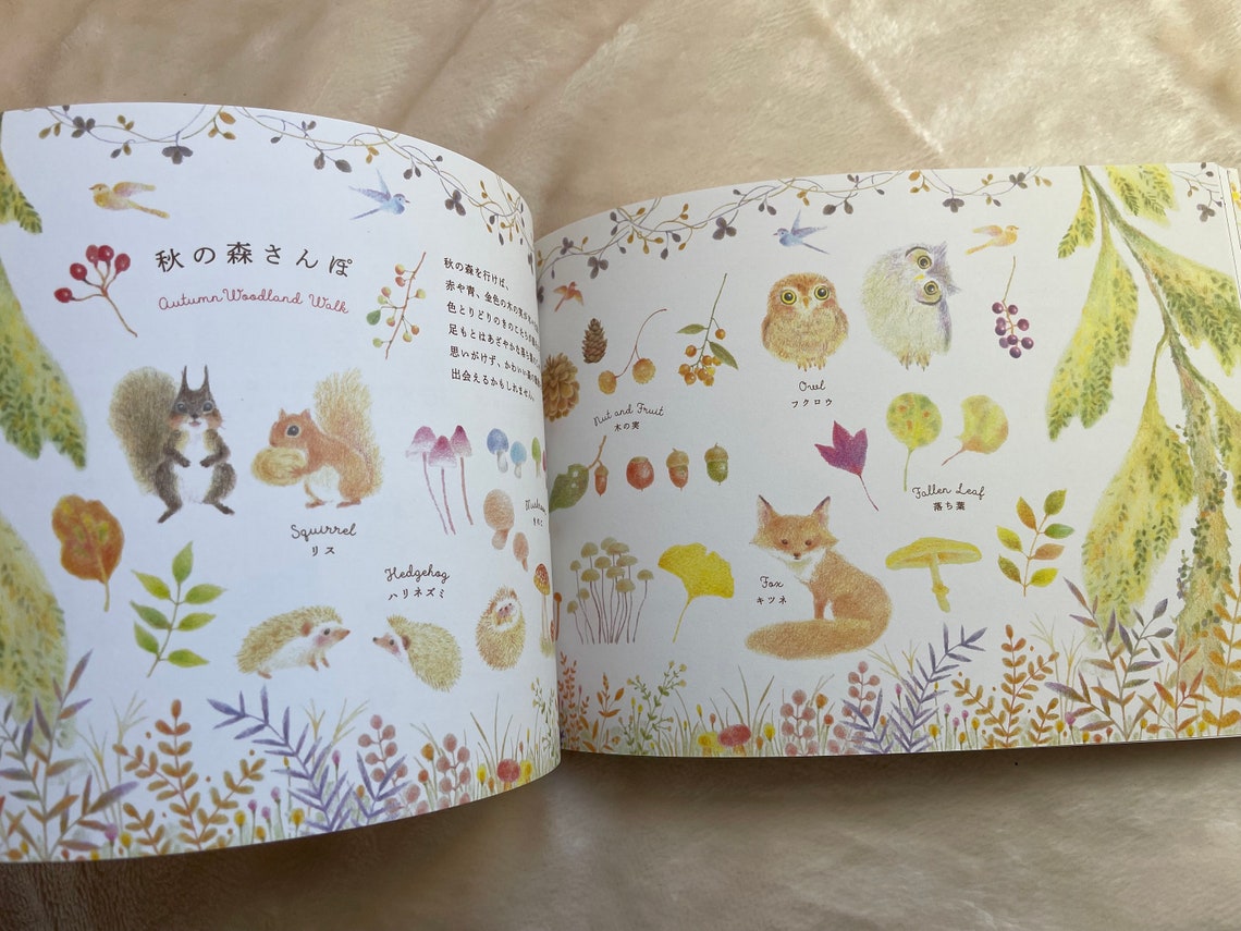 How to Draw 12 Months Pretty Motifs and Flowers With Colored Pencils ...