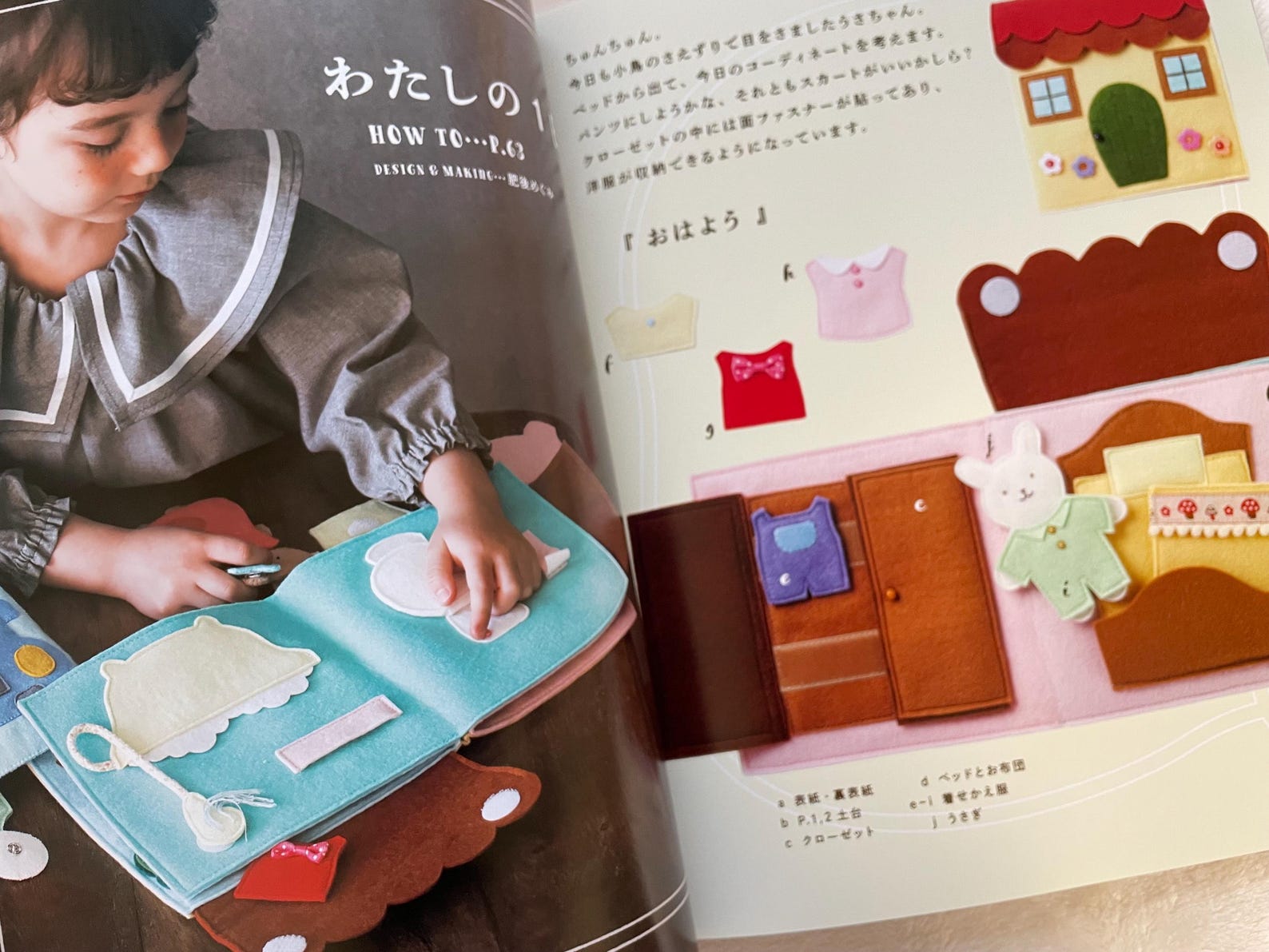Let's Make Picture Books Using Felt - Japanese Craft Pattern Book - Etsy