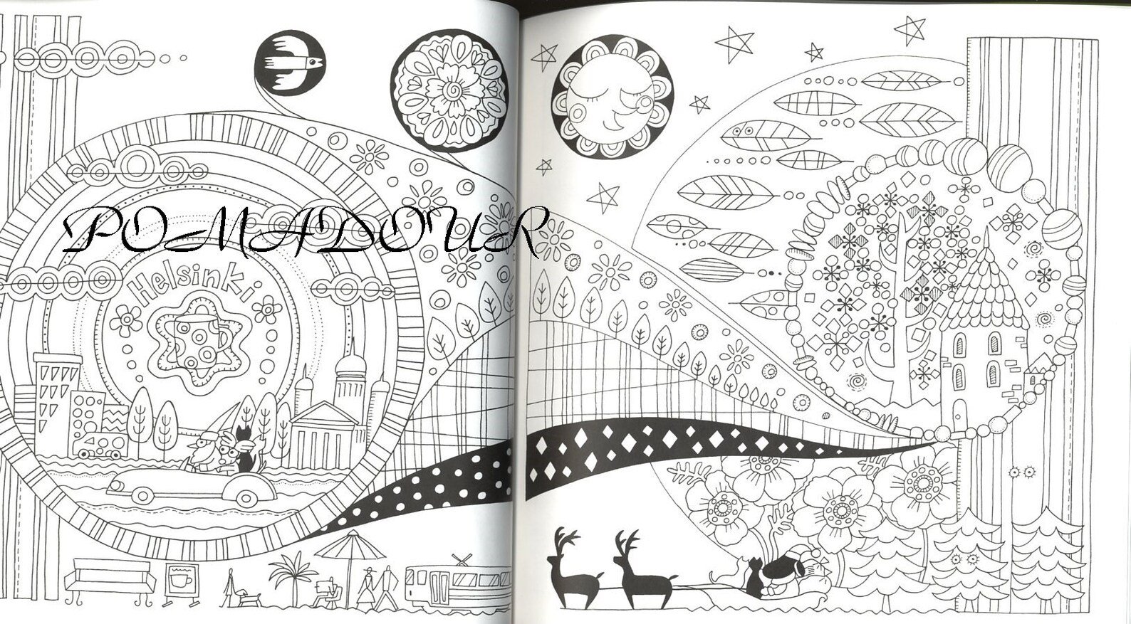 Around the World Trip Coloring Book A Fairy Tale World - Etsy