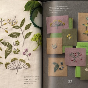Botanical Embroidery Japanese Craft Book - Etsy