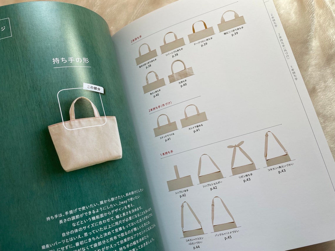 Bags Pattern Book - Japanese Craft Book - Etsy Canada