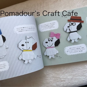 Snoopy Origami - Japanese Craft Book - Etsy