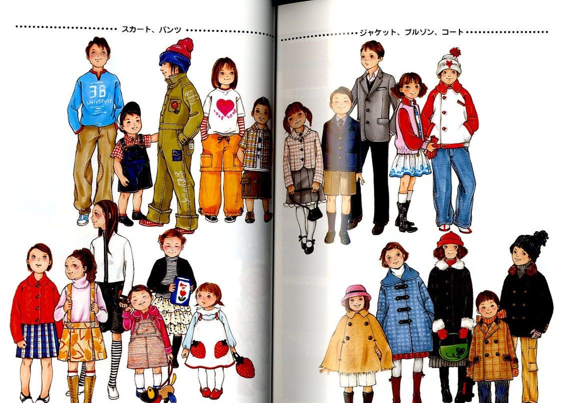 Children Clothes Bunka Fashion Series Garment Design Text Book - Etsy