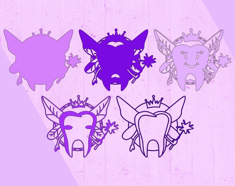Tooth Fairy SVG, Dental Designs, Dentist PNG, Tooth Laser Cut, Instant ...