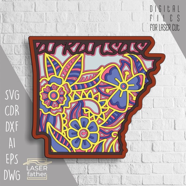 Arkansas Svg - Etsy
