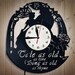 Princess Belle Vinyl Record Clock, Beauty and the Beast Home Decor ...