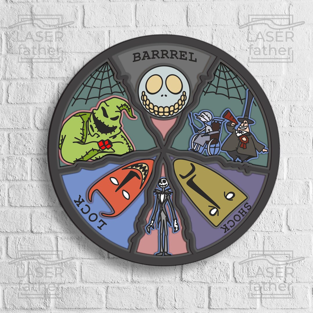 NBC SVG, Multilayer Laser Cut, Halloween Vector, Instant Download, Wood ...