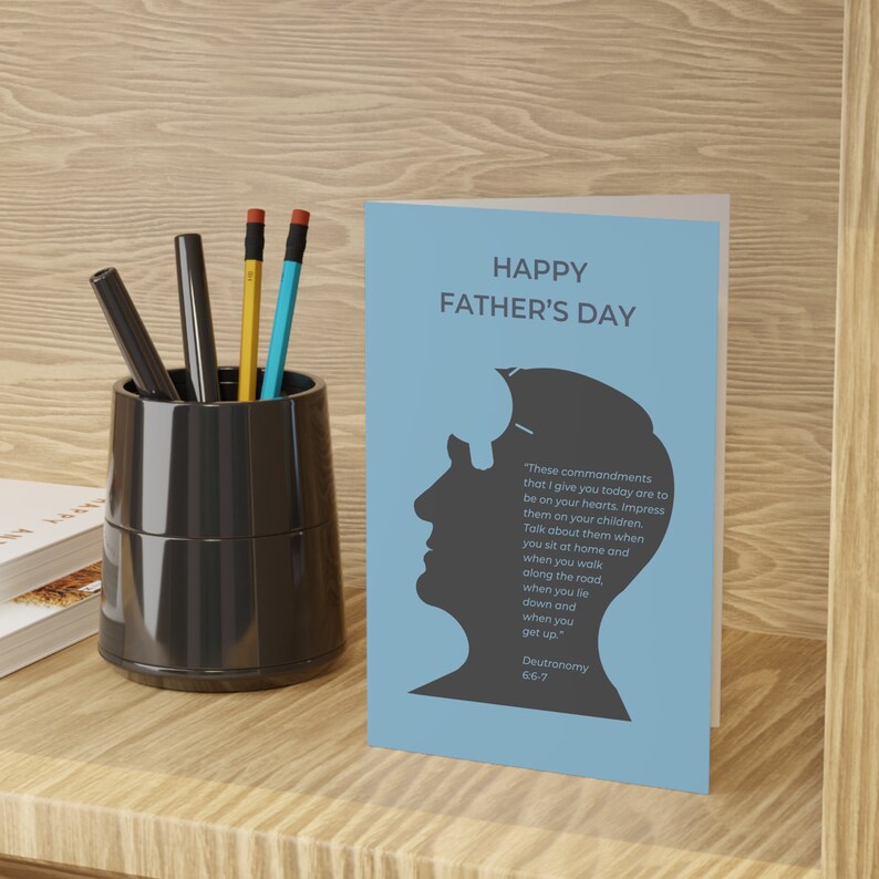 Father's Day Card 1 With Bible Verse About Wisdom and Guidance 1 or 10 ...