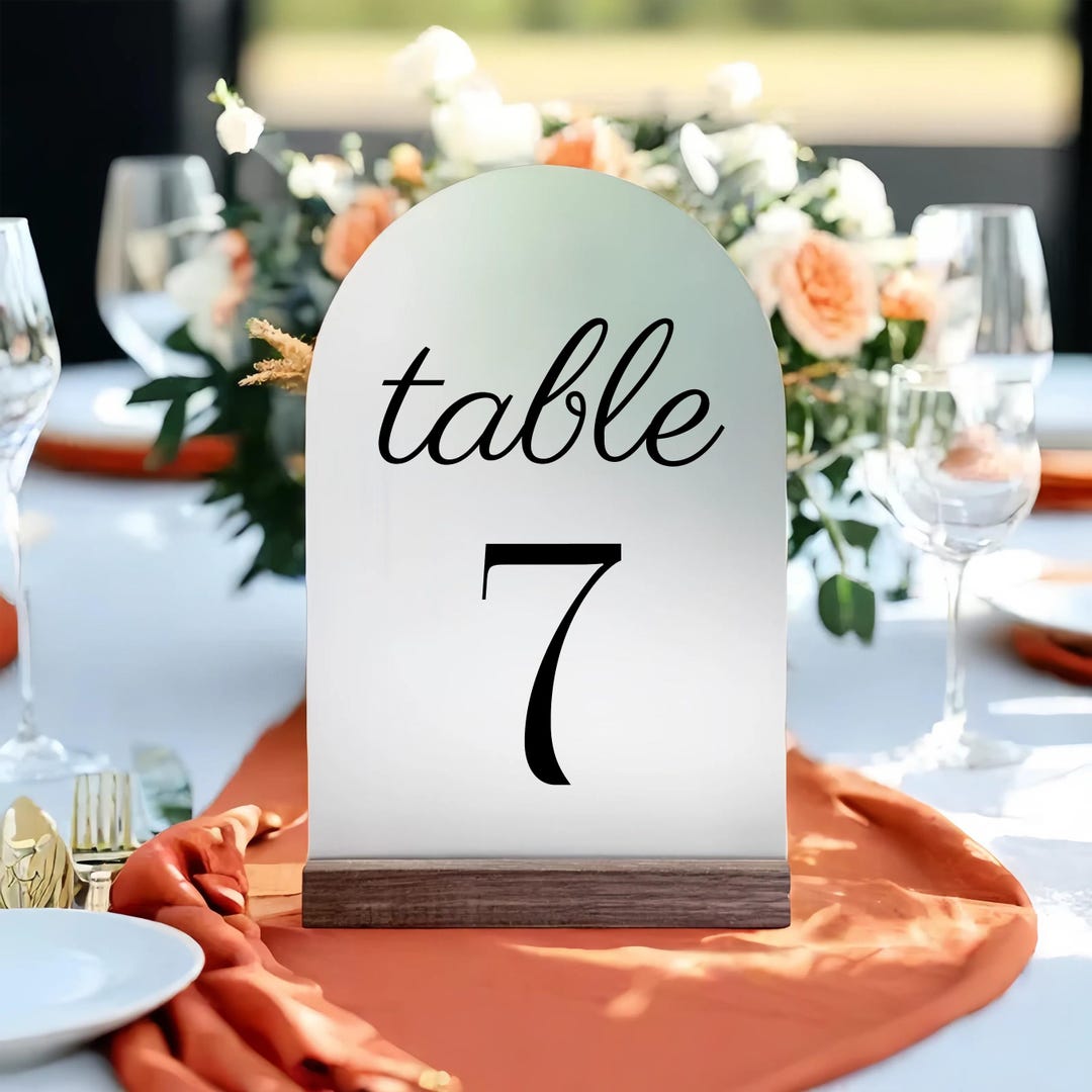 Table Numbers Wedding, Custom Wedding Reception Decor, Wedding Wood ...