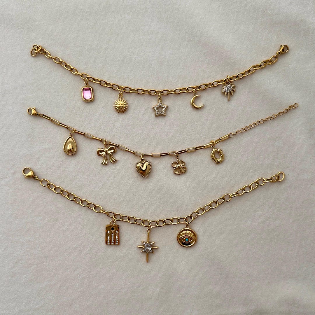 Personalized Charm Bracelet for Women,charm Bracelet, Design Your Own ...