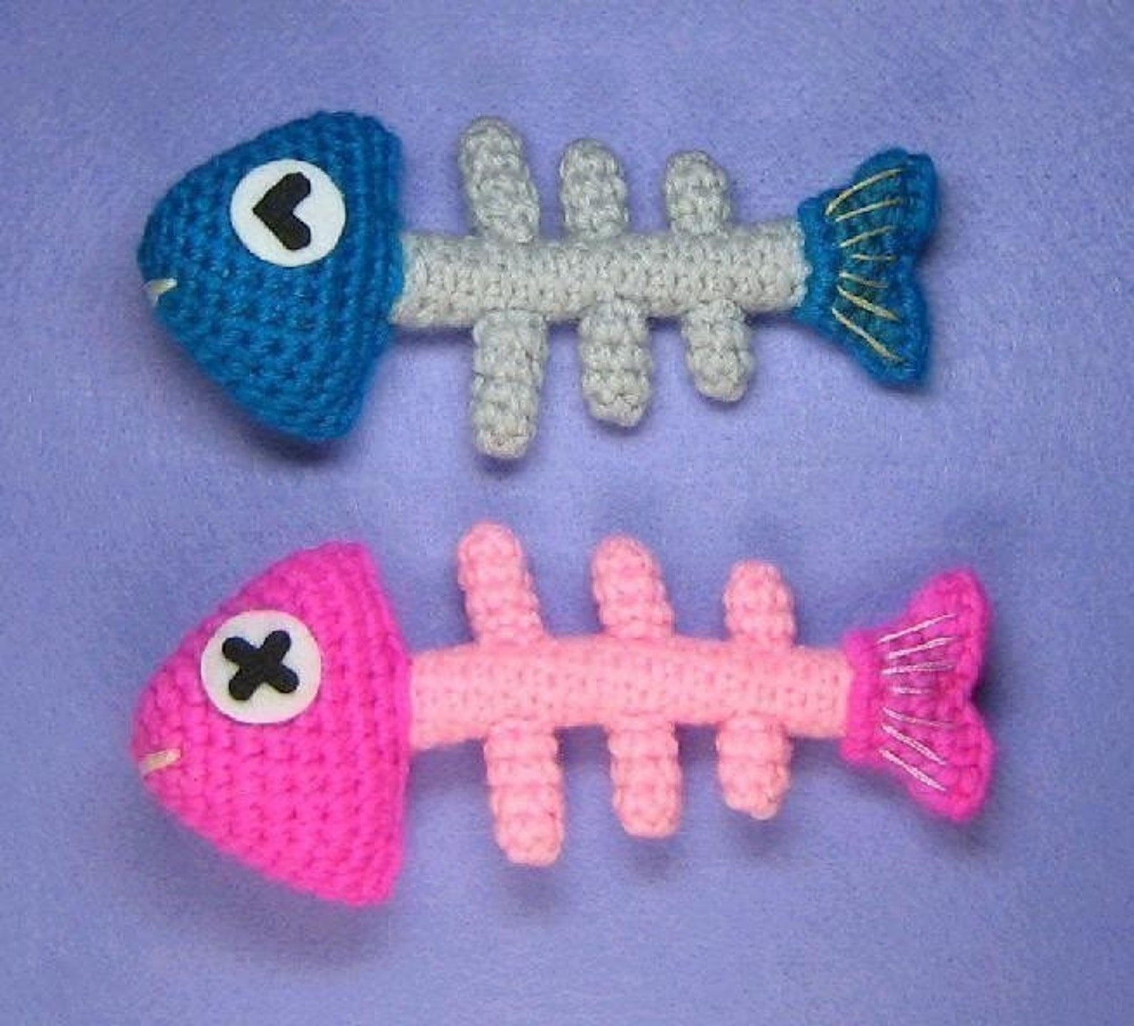 Fish Bone Crochet Pattern PDF Instant Download - Etsy UK