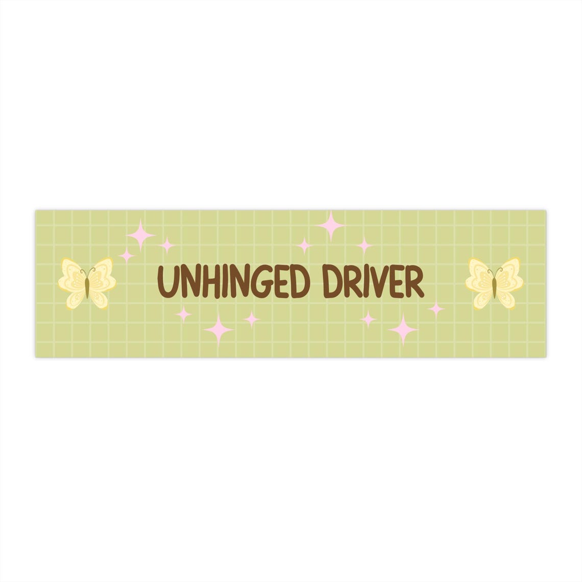 Unhinged Bumper Sticker - Etsy