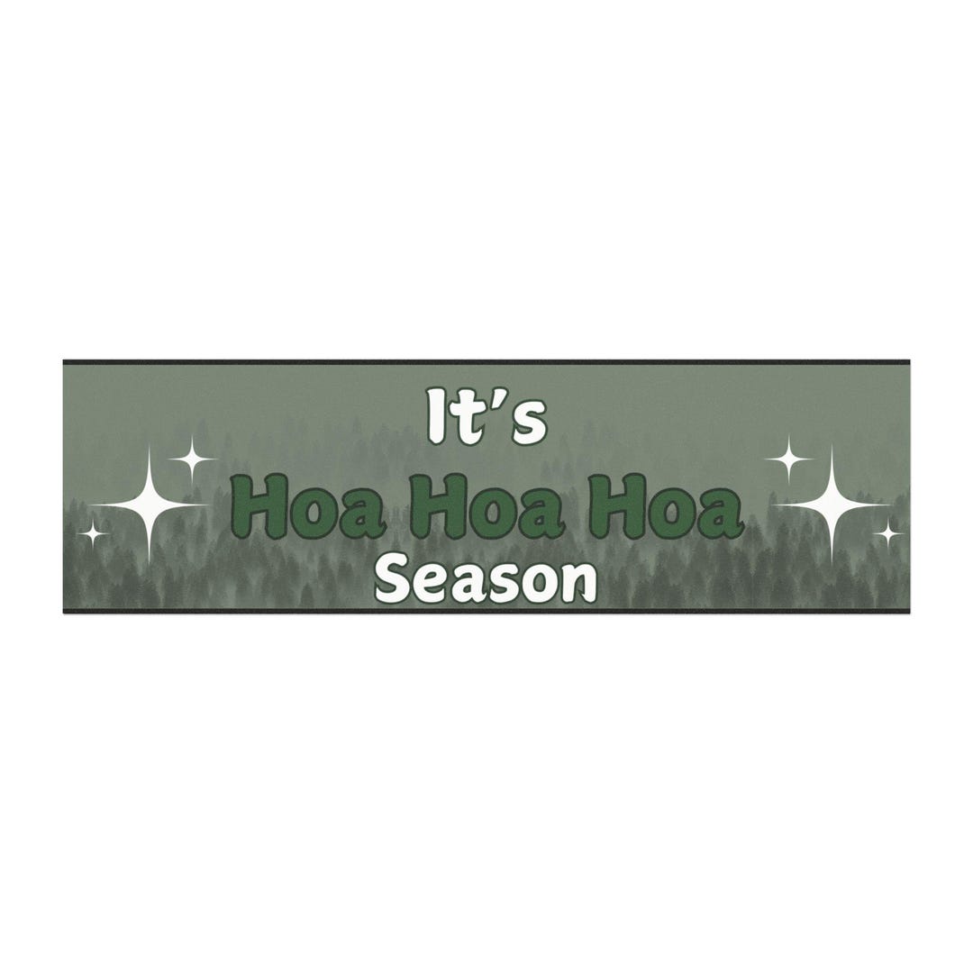 Hoa Hoa Hoa Car Magnet, Holiday Decor, Auto Decor, Gifts for Nature ...